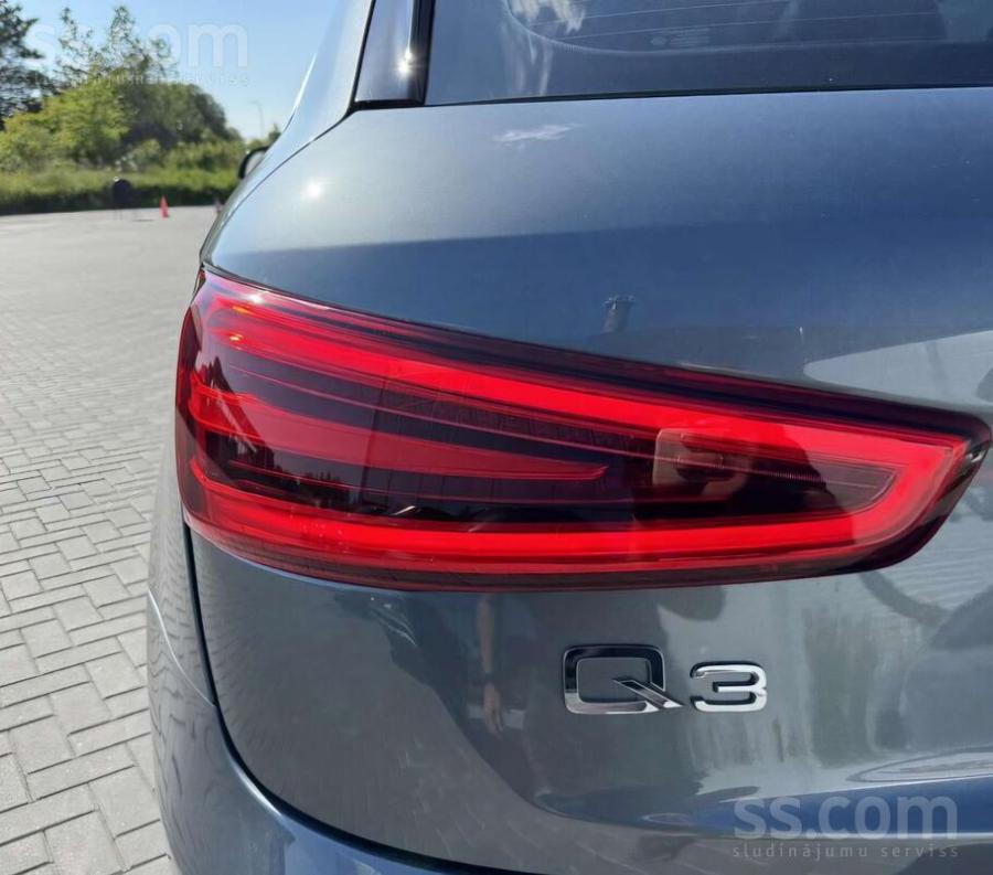 Pelēks Audi Q3 2014 Telšiai, ar dzinēja tilpumu 2.00 L un nobraukumu 131 tūkst. km par 12290 €, foto 25 vietnē AUTOMOTO.COM.LV