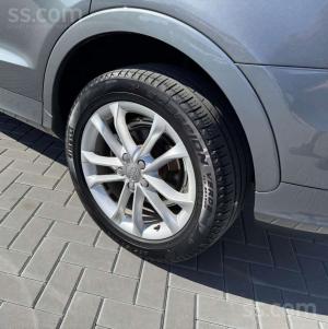 Pelēks Audi Q3 2014 Telšiai, ar dzinēja tilpumu 2.00 L un nobraukumu 131 tūkst. km par 12290 €, foto 26 vietnē AUTOMOTO.COM.LV