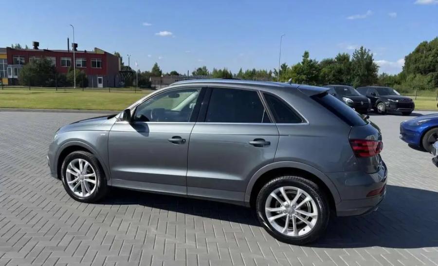 Pelēks Audi Q3 2014 Telšiai, ar dzinēja tilpumu 2.00 L un nobraukumu 131 tūkst. km par 12290 €, foto 7 vietnē AUTOMOTO.COM.LV