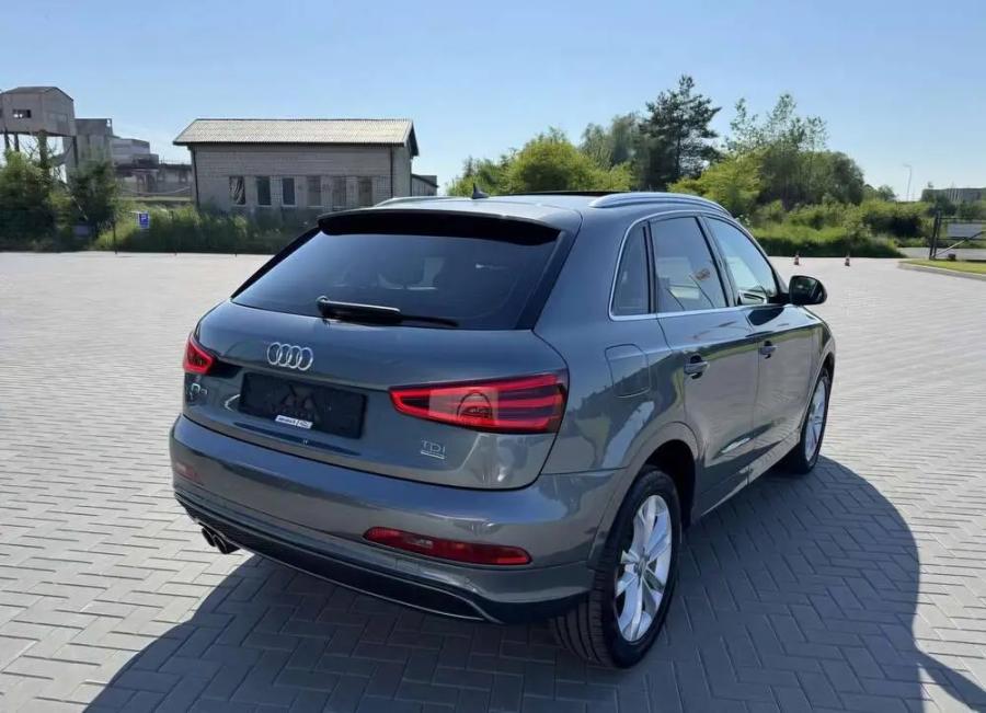 Pelēks Audi Q3 2014 Telšiai, ar dzinēja tilpumu 2.00 L un nobraukumu 131 tūkst. km par 12290 €, foto 10 vietnē AUTOMOTO.COM.LV