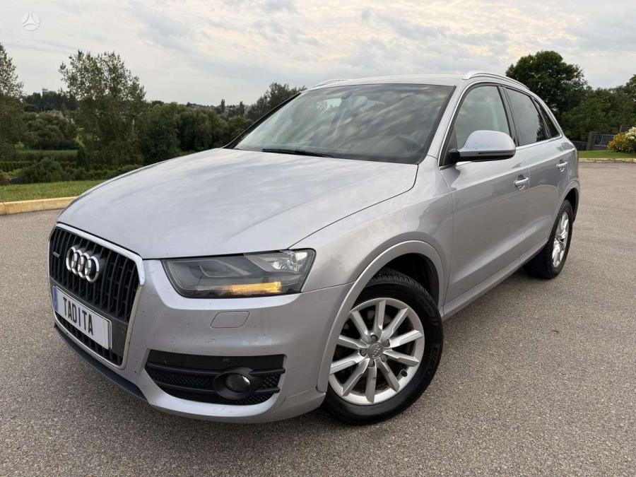 Pelēks Audi Q3 2014 Tauragė, ar dzinēja tilpumu 1.97 L un nobraukumu 402 tūkst. km par 7900 €, foto 1 vietnē AUTOMOTO.COM.LV