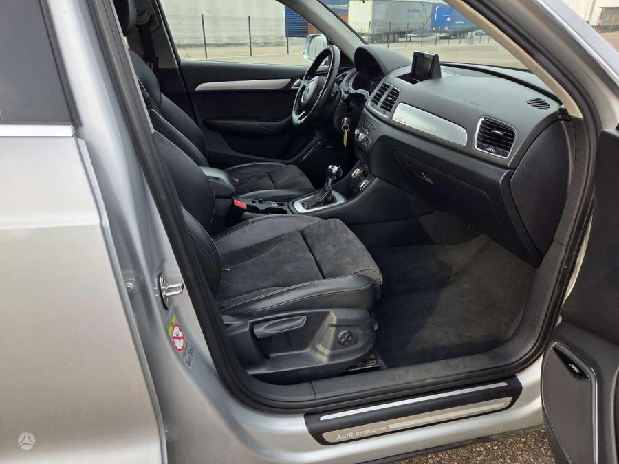 Grey Audi Q3 2014 in Kaunas, with an engine capacity of 1.97 L and mileage of 219 thousand km for 11000 €, photo 12 on AUTOMOTO.COM.LV