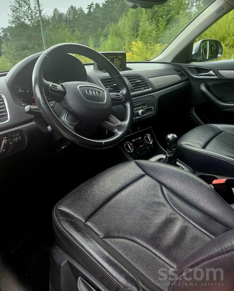 Pelēks Audi Q3 2014 Rīga, ar dzinēja tilpumu 2.00 L un nobraukumu 333 tūkst. km par 12300 €, foto 5 vietnē AUTOMOTO.COM.LV