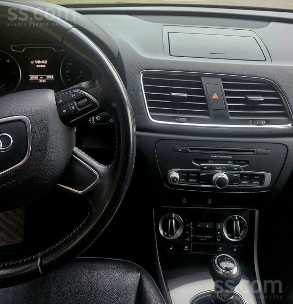 Pelēks Audi Q3 2014 Rīga, ar dzinēja tilpumu 2.00 L un nobraukumu 333 tūkst. km par 12300 €, foto 6 vietnē AUTOMOTO.COM.LV