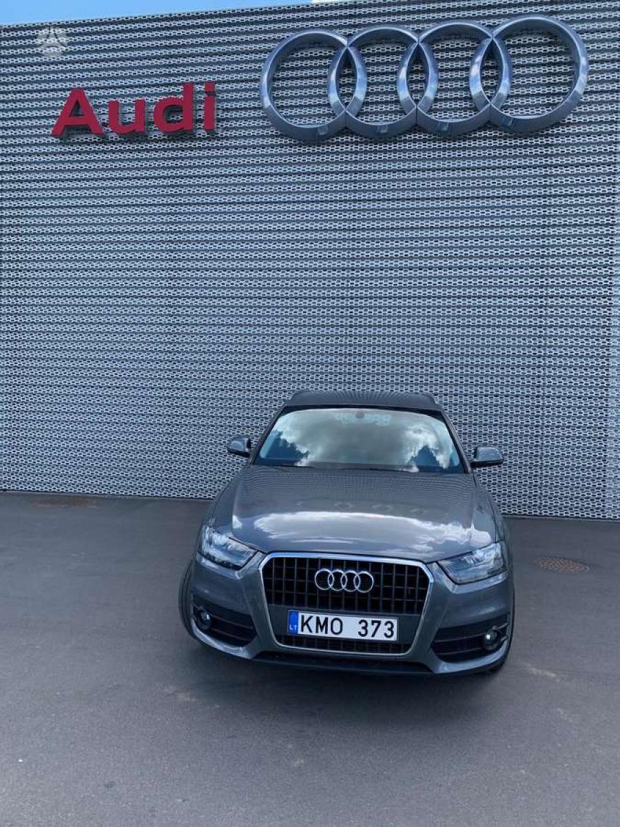 Grey Audi Q3 2014 in Kaunas, with an engine capacity of 1.97 L and mileage of 237 thousand km for 7900 €, photo 6 on AUTOMOTO.COM.LV