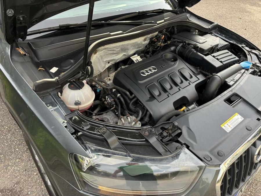 Grey Audi Q3 2014 in Kaunas, with an engine capacity of 1.97 L and mileage of 237 thousand km for 7900 €, photo 11 on AUTOMOTO.COM.LV