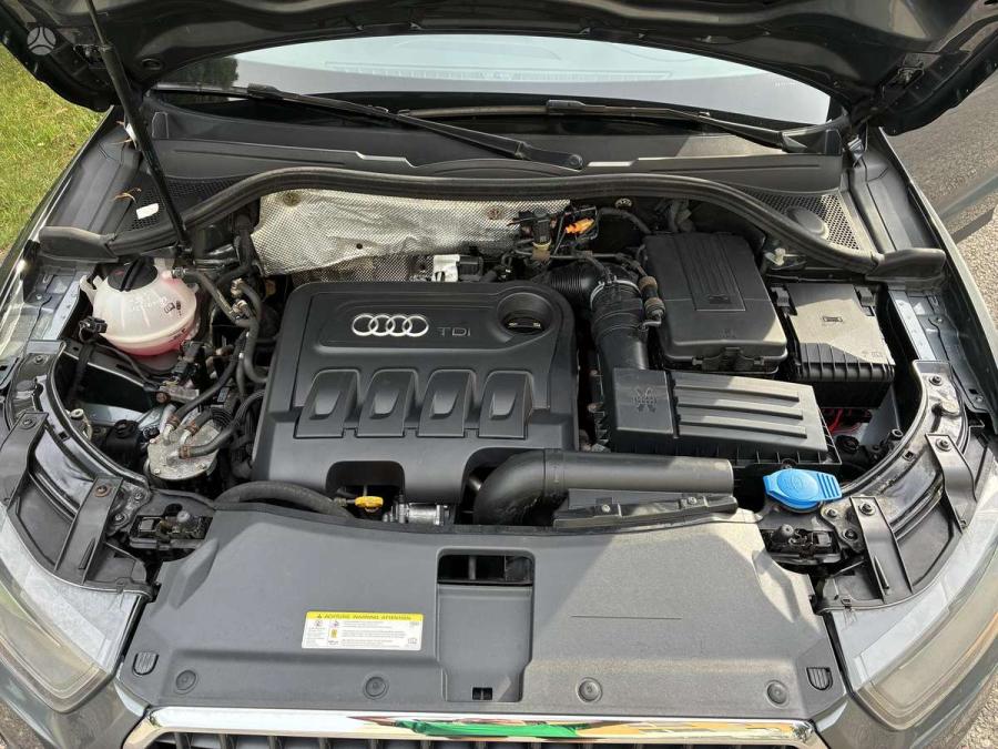 Grey Audi Q3 2014 in Kaunas, with an engine capacity of 1.97 L and mileage of 237 thousand km for 7900 €, photo 12 on AUTOMOTO.COM.LV
