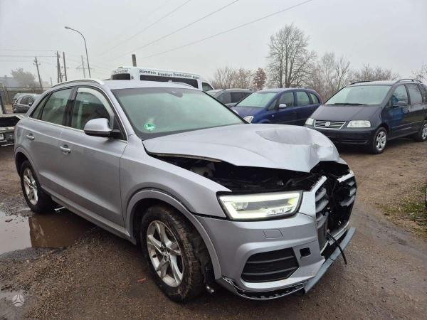 Grey Audi Q3 2015 in Siauliai, with an engine capacity of 1.98 L and mileage of 109 thousand km for 6300 €, photo 1 on AUTOMOTO.COM.LV