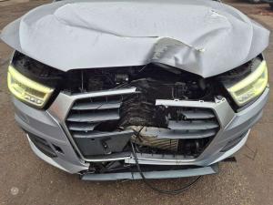 Grey Audi Q3 2015 in Siauliai, with an engine capacity of 1.98 L and mileage of 109 thousand km for 6300 €, photo 3 on AUTOMOTO.COM.LV