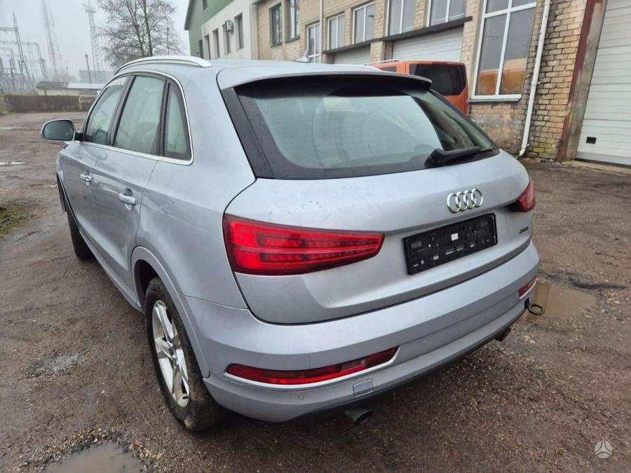 Grey Audi Q3 2015 in Siauliai, with an engine capacity of 1.98 L and mileage of 109 thousand km for 6300 €, photo 5 on AUTOMOTO.COM.LV