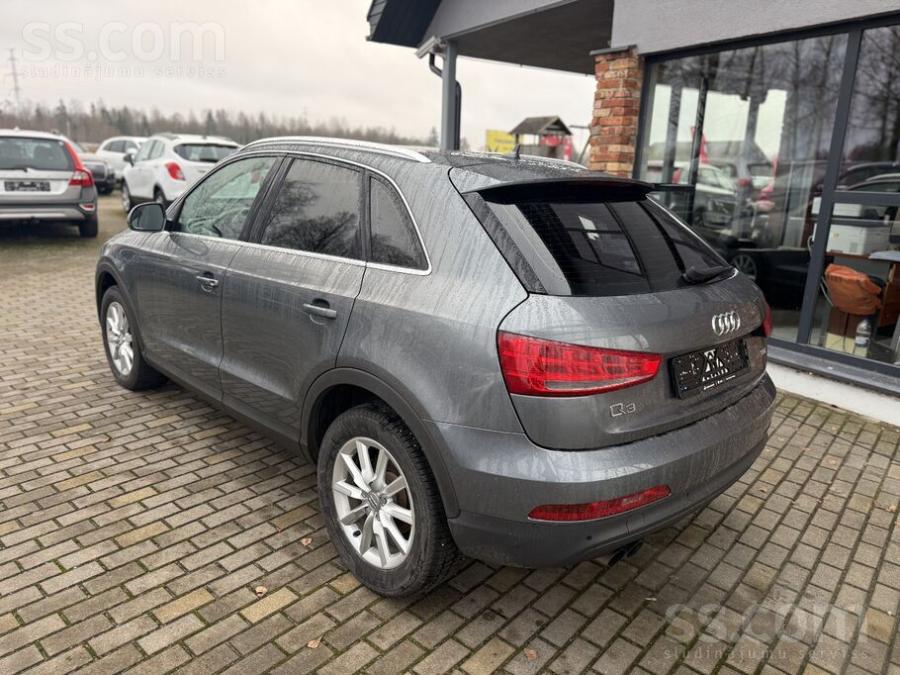 Grey Audi Q3 2015 in Talsi, with an engine capacity of 2.00 L and mileage of 195 thousand km for 13970 €, photo 3 on AUTOMOTO.COM.LV