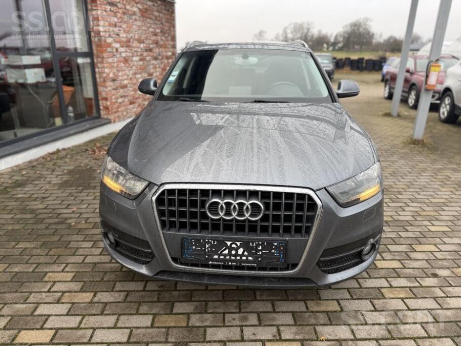 Grey Audi Q3 2015 in Talsi, with an engine capacity of 2.00 L and mileage of 195 thousand km for 13970 €, photo 6 on AUTOMOTO.COM.LV