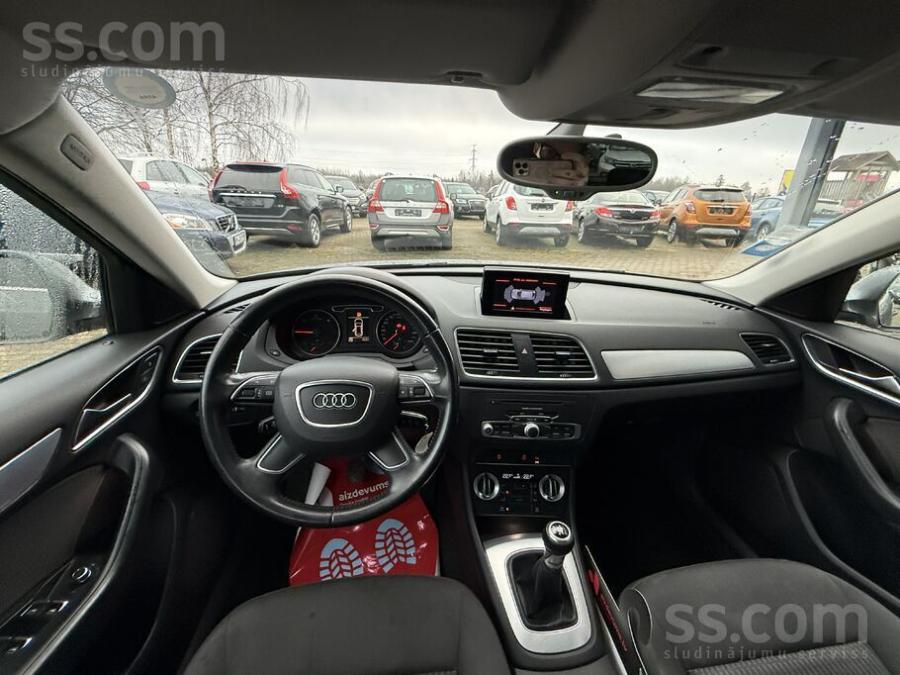 Grey Audi Q3 2015 in Talsi, with an engine capacity of 2.00 L and mileage of 195 thousand km for 13970 €, photo 10 on AUTOMOTO.COM.LV