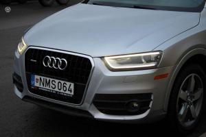 Grey Audi Q3 2015 in Vilnius, with an engine capacity of 1.98 L and mileage of 262 thousand km for 10900 €, photo 9 on AUTOMOTO.COM.LV