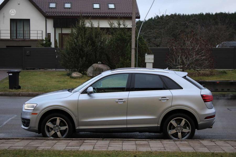 Pelēks Audi Q3 2015 Viļņa, ar dzinēja tilpumu 1.98 L un nobraukumu 262 tūkst. km par 10400 €, foto 2 vietnē AUTOMOTO.COM.LV