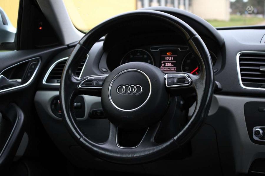 Pelēks Audi Q3 2015 Viļņa, ar dzinēja tilpumu 1.98 L un nobraukumu 262 tūkst. km par 10400 €, foto 20 vietnē AUTOMOTO.COM.LV