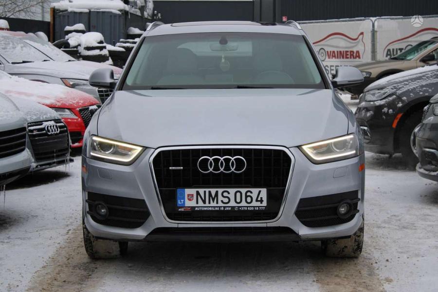 Pelēks Audi Q3 2015 Viļņa, ar dzinēja tilpumu 1.98 L un nobraukumu 262 tūkst. km par 10399 €, foto 1 vietnē AUTOMOTO.COM.LV