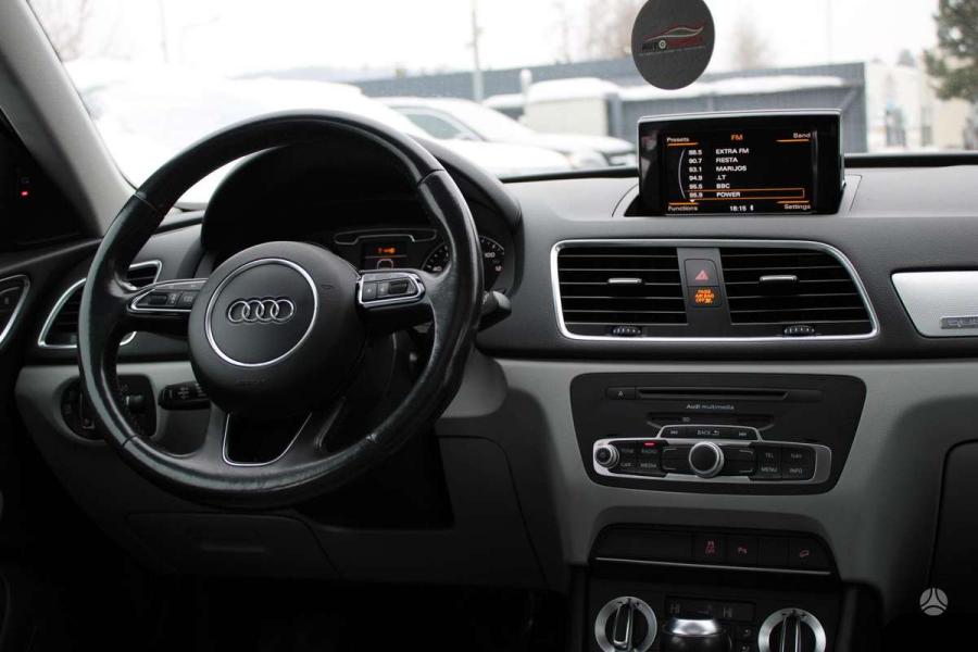 Pelēks Audi Q3 2015 Viļņa, ar dzinēja tilpumu 1.98 L un nobraukumu 262 tūkst. km par 10399 €, foto 14 vietnē AUTOMOTO.COM.LV