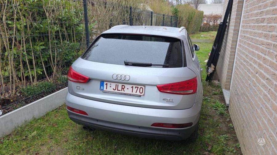 Grey Audi Q3 2015 in Siauliai, with an engine capacity of 1.97 L and mileage of 256 thousand km for 6200 €, photo 7 on AUTOMOTO.COM.LV