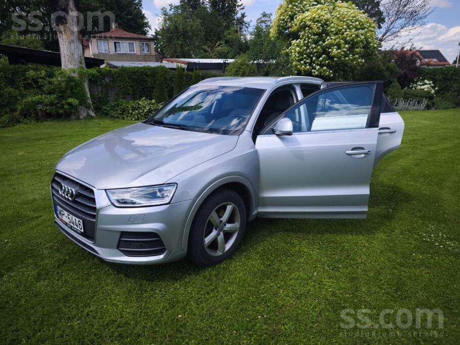 Pelēks Audi Q3 2015 Cēsis, ar dzinēja tilpumu 2.00 L un nobraukumu 234 tūkst. km par 12000 €, foto 1 vietnē AUTOMOTO.COM.LV