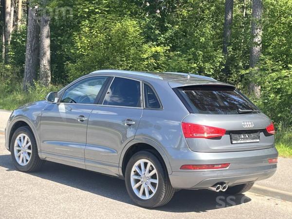 Grey Audi Q3 2015 in Valmiera, with an engine capacity of 2.00 L and mileage of 0 thousand km for 14500 €, photo 2 on AUTOMOTO.COM.LV