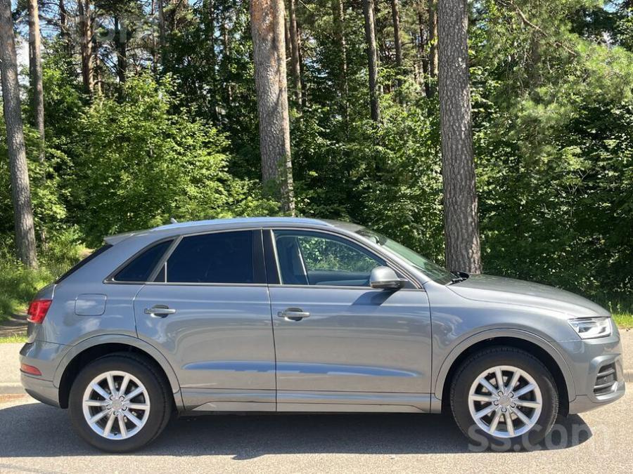 Grey Audi Q3 2015 in Valmiera, with an engine capacity of 2.00 L and mileage of 0 thousand km for 14500 €, photo 6 on AUTOMOTO.COM.LV