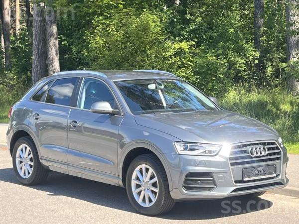 Grey Audi Q3 2015 in Valmiera, with an engine capacity of 2.00 L and mileage of 0 thousand km for 14500 €, photo 6 on AUTOMOTO.COM.LV