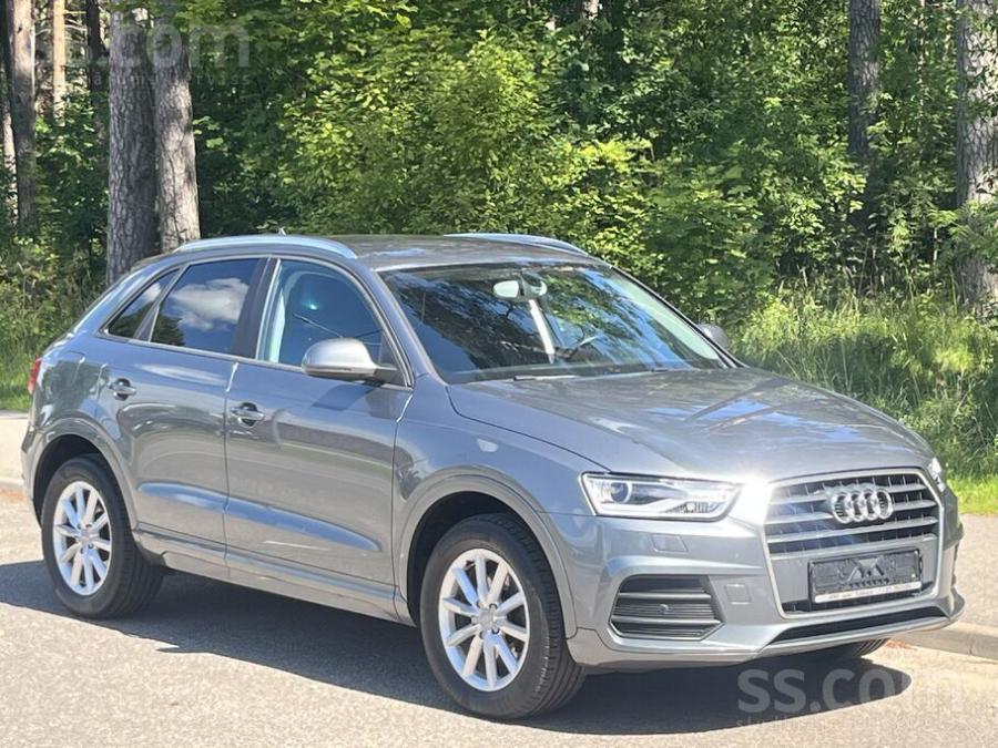 Grey Audi Q3 2015 in Valmiera, with an engine capacity of 2.00 L and mileage of 0 thousand km for 14500 €, photo 7 on AUTOMOTO.COM.LV