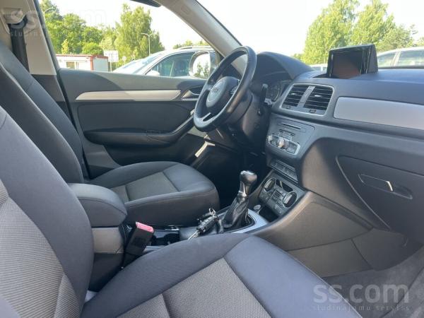 Grey Audi Q3 2015 in Valmiera, with an engine capacity of 2.00 L and mileage of 0 thousand km for 14500 €, photo 7 on AUTOMOTO.COM.LV