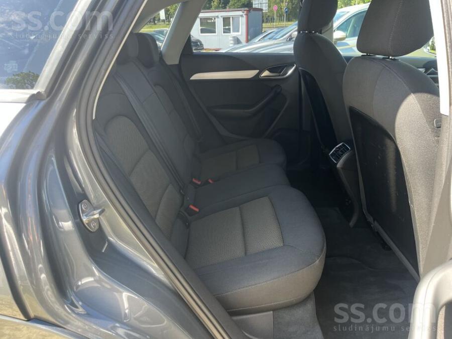 Grey Audi Q3 2015 in Valmiera, with an engine capacity of 2.00 L and mileage of 0 thousand km for 14500 €, photo 11 on AUTOMOTO.COM.LV