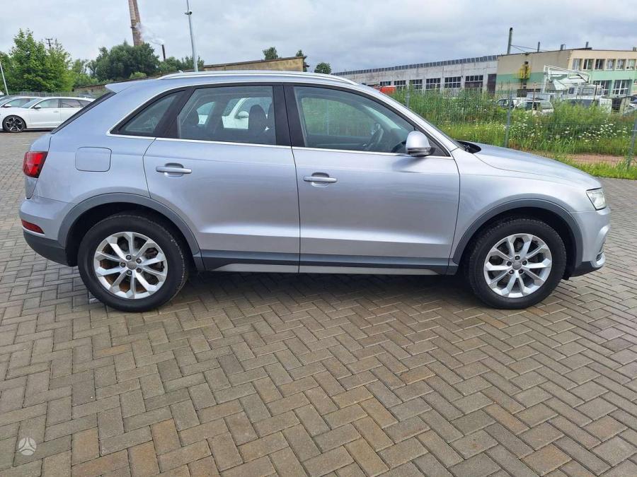 Grey Audi Q3 2015 in Taurage, with an engine capacity of 1.97 L and mileage of 306 thousand km for 8900 €, photo 7 on AUTOMOTO.COM.LV