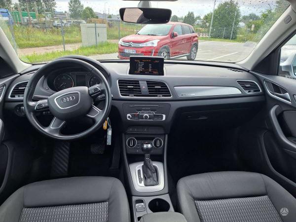 Grey Audi Q3 2015 in Taurage, with an engine capacity of 1.97 L and mileage of 306 thousand km for 8900 €, photo 9 on AUTOMOTO.COM.LV