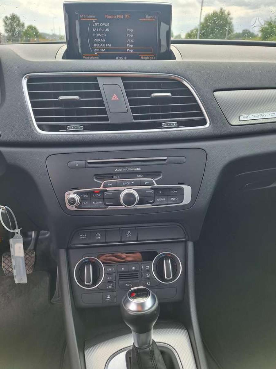 Grey Audi Q3 2015 in Taurage, with an engine capacity of 1.97 L and mileage of 306 thousand km for 8900 €, photo 15 on AUTOMOTO.COM.LV