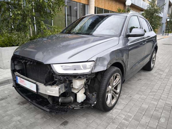 Grey Audi Q3 2015 in Siauliai, with an engine capacity of 1.98 L and mileage of 268 thousand km for 5900 €, photo 2 on AUTOMOTO.COM.LV
