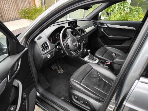 Grey Audi Q3 2015 in Siauliai, with an engine capacity of 1.98 L and mileage of 268 thousand km for 5900 €, photo 7 on AUTOMOTO.COM.LV