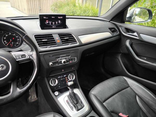 Grey Audi Q3 2015 in Siauliai, with an engine capacity of 1.98 L and mileage of 268 thousand km for 5900 €, photo 8 on AUTOMOTO.COM.LV