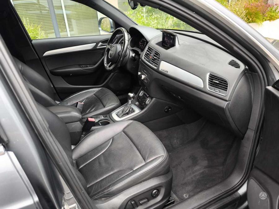 Grey Audi Q3 2015 in Siauliai, with an engine capacity of 1.98 L and mileage of 268 thousand km for 5900 €, photo 11 on AUTOMOTO.COM.LV