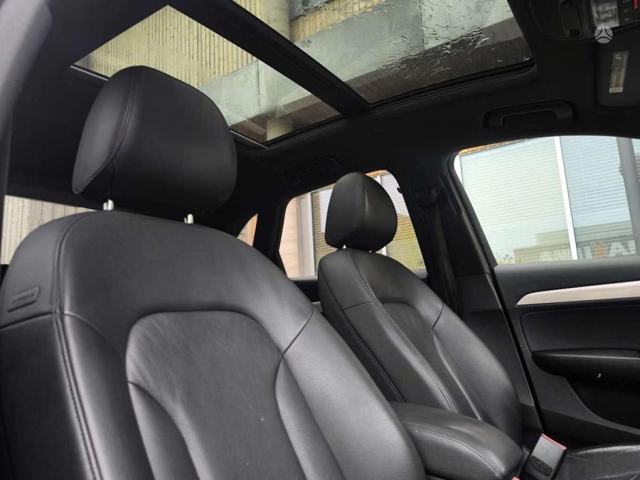 Grey Audi Q3 2015 in Siauliai, with an engine capacity of 1.98 L and mileage of 268 thousand km for 5900 €, photo 12 on AUTOMOTO.COM.LV