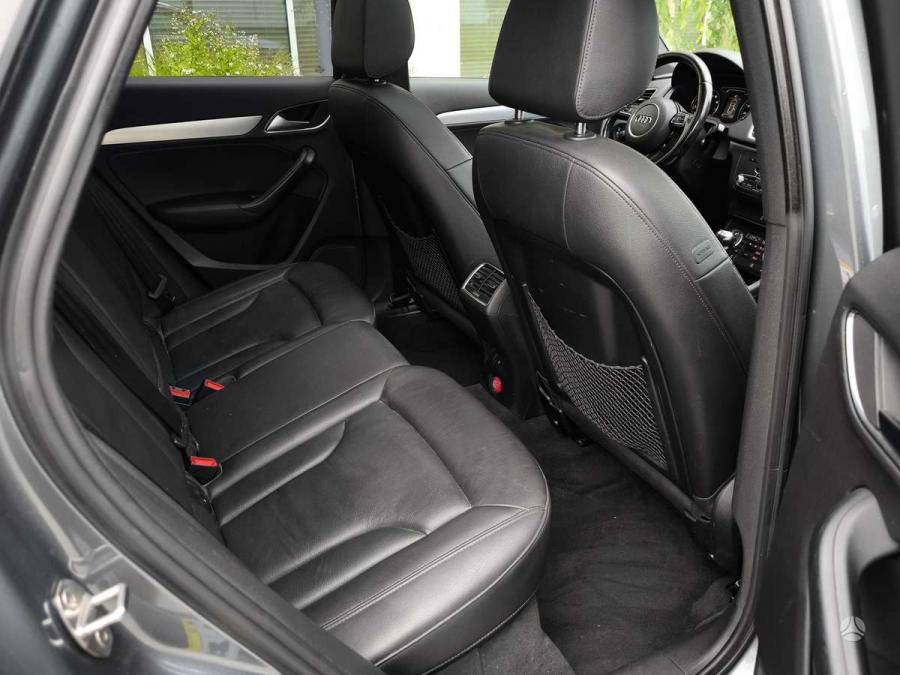 Grey Audi Q3 2015 in Siauliai, with an engine capacity of 1.98 L and mileage of 268 thousand km for 5900 €, photo 15 on AUTOMOTO.COM.LV