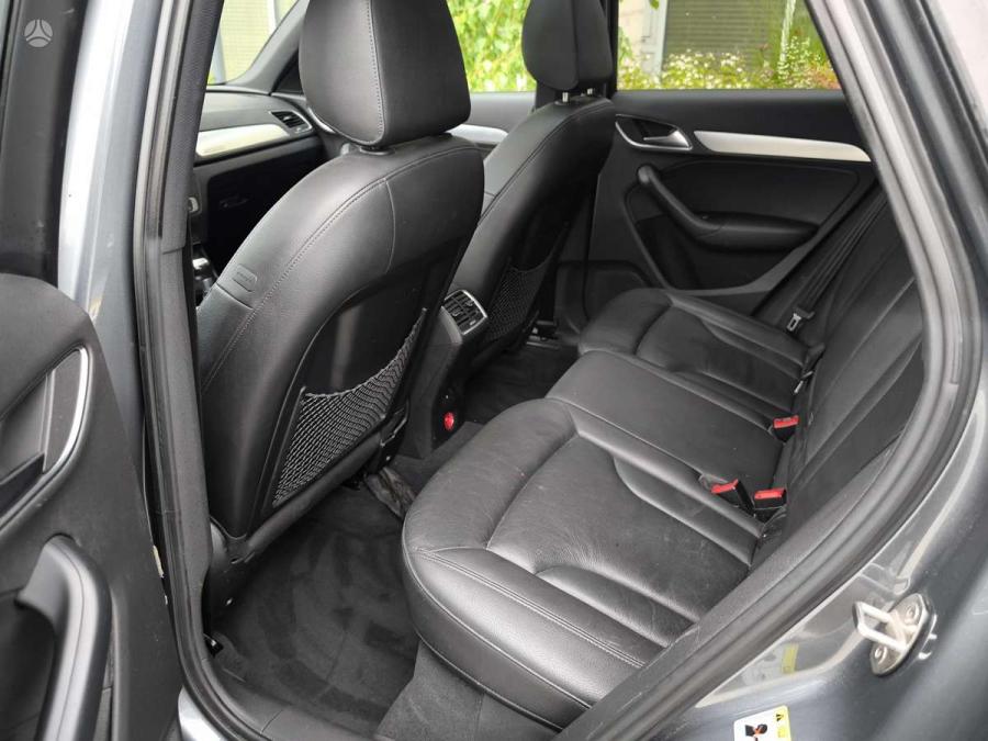 Grey Audi Q3 2015 in Siauliai, with an engine capacity of 1.98 L and mileage of 268 thousand km for 5900 €, photo 16 on AUTOMOTO.COM.LV
