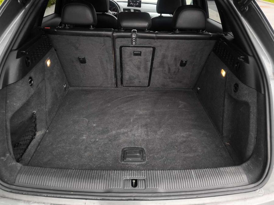 Grey Audi Q3 2015 in Siauliai, with an engine capacity of 1.98 L and mileage of 268 thousand km for 5900 €, photo 17 on AUTOMOTO.COM.LV