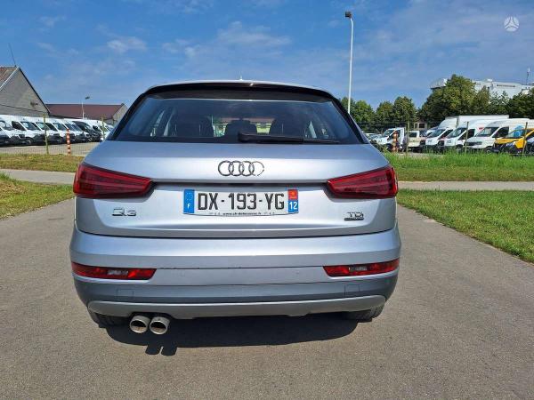 Grey Audi Q3 2015 in Taurage, with an engine capacity of 1.97 L and mileage of 306 thousand km for 8300 €, photo 4 on AUTOMOTO.COM.LV