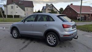 Grey Audi Q3 2015 in Kaunas, with an engine capacity of 1.97 L and mileage of 258 thousand km for 10700 €, photo 4 on AUTOMOTO.COM.LV