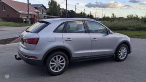 Grey Audi Q3 2015 in Kaunas, with an engine capacity of 1.97 L and mileage of 258 thousand km for 10700 €, photo 6 on AUTOMOTO.COM.LV