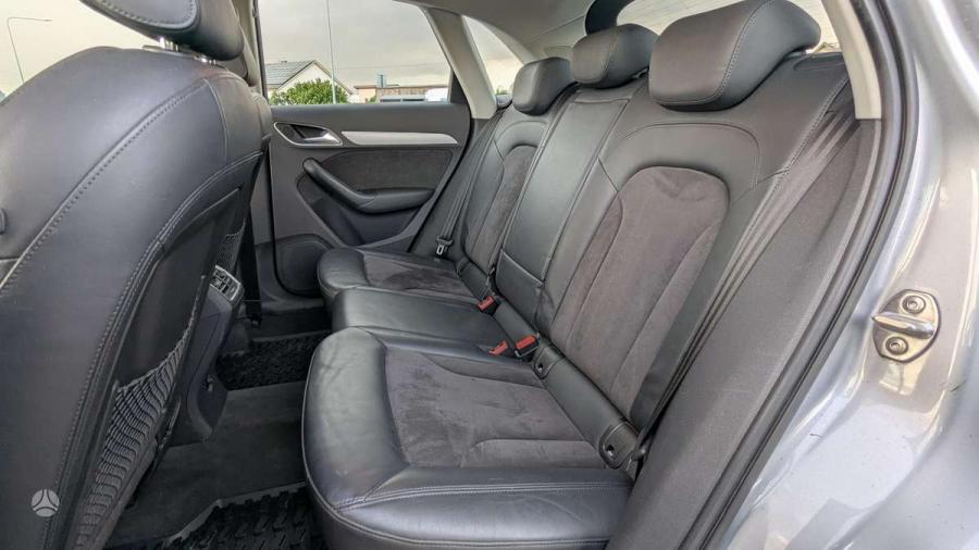 Grey Audi Q3 2015 in Kaunas, with an engine capacity of 1.97 L and mileage of 258 thousand km for 10700 €, photo 12 on AUTOMOTO.COM.LV