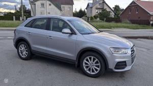Grey Audi Q3 2015 in Kaunas, with an engine capacity of 1.97 L and mileage of 258 thousand km for 10700 €, photo 7 on AUTOMOTO.COM.LV