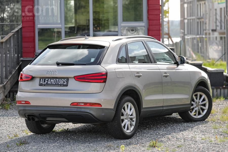 Grey Audi Q3 2015 in Riga, with an engine capacity of 1.40 L and mileage of 92 thousand km for 12490 €, photo 5 on AUTOMOTO.COM.LV
