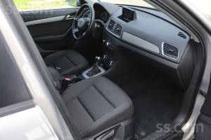 Grey Audi Q3 2015 in Riga, with an engine capacity of 1.40 L and mileage of 92 thousand km for 12490 €, photo 9 on AUTOMOTO.COM.LV