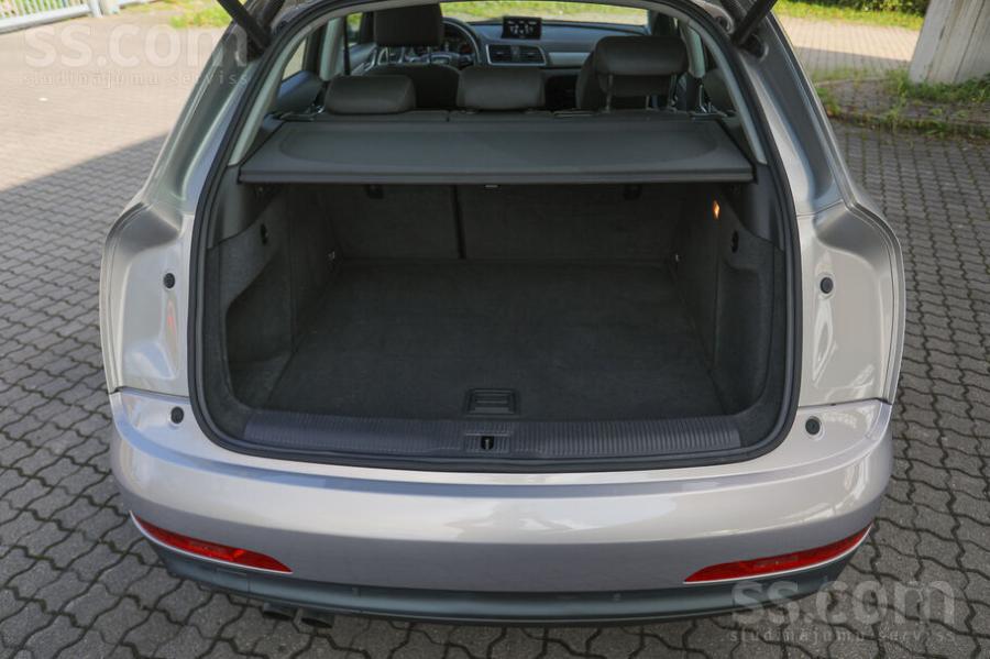 Grey Audi Q3 2015 in Riga, with an engine capacity of 1.40 L and mileage of 92 thousand km for 12490 €, photo 12 on AUTOMOTO.COM.LV