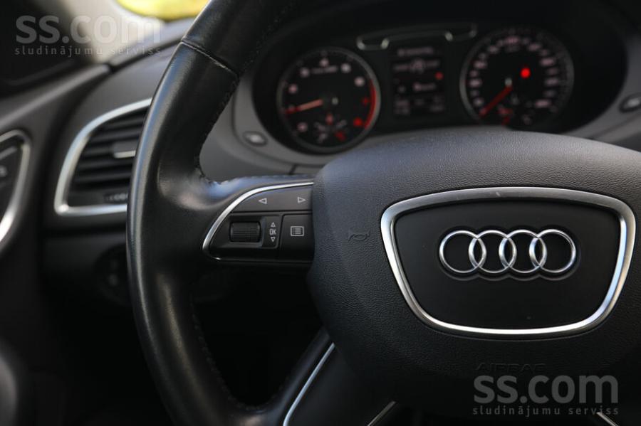 Grey Audi Q3 2015 in Riga, with an engine capacity of 1.40 L and mileage of 92 thousand km for 12490 €, photo 13 on AUTOMOTO.COM.LV